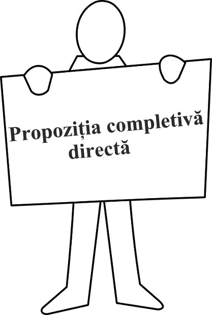 Propoziția completivă directă. Exemple - ePedia